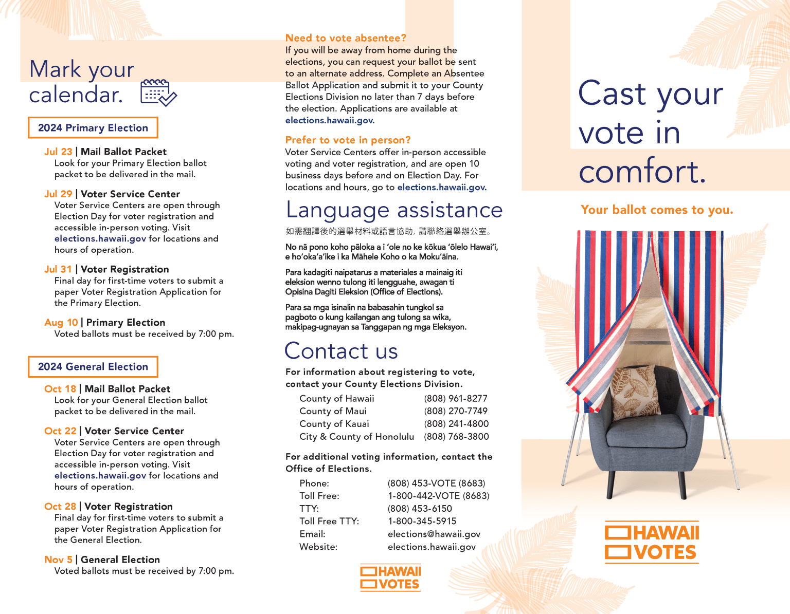 Office of Elections | Cast Your Vote in Comfort