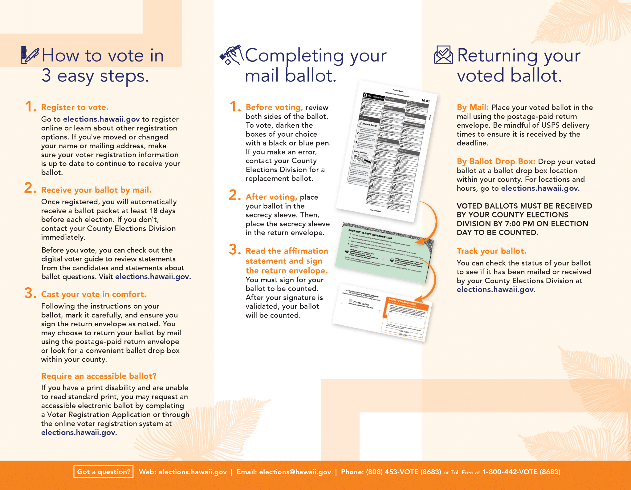 Office of Elections | Cast Your Vote in Comfort